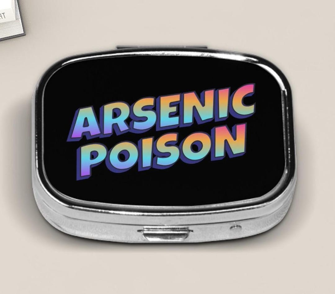 Cute Pill Box Arsenic Poison, Small Pill Case - Etsy