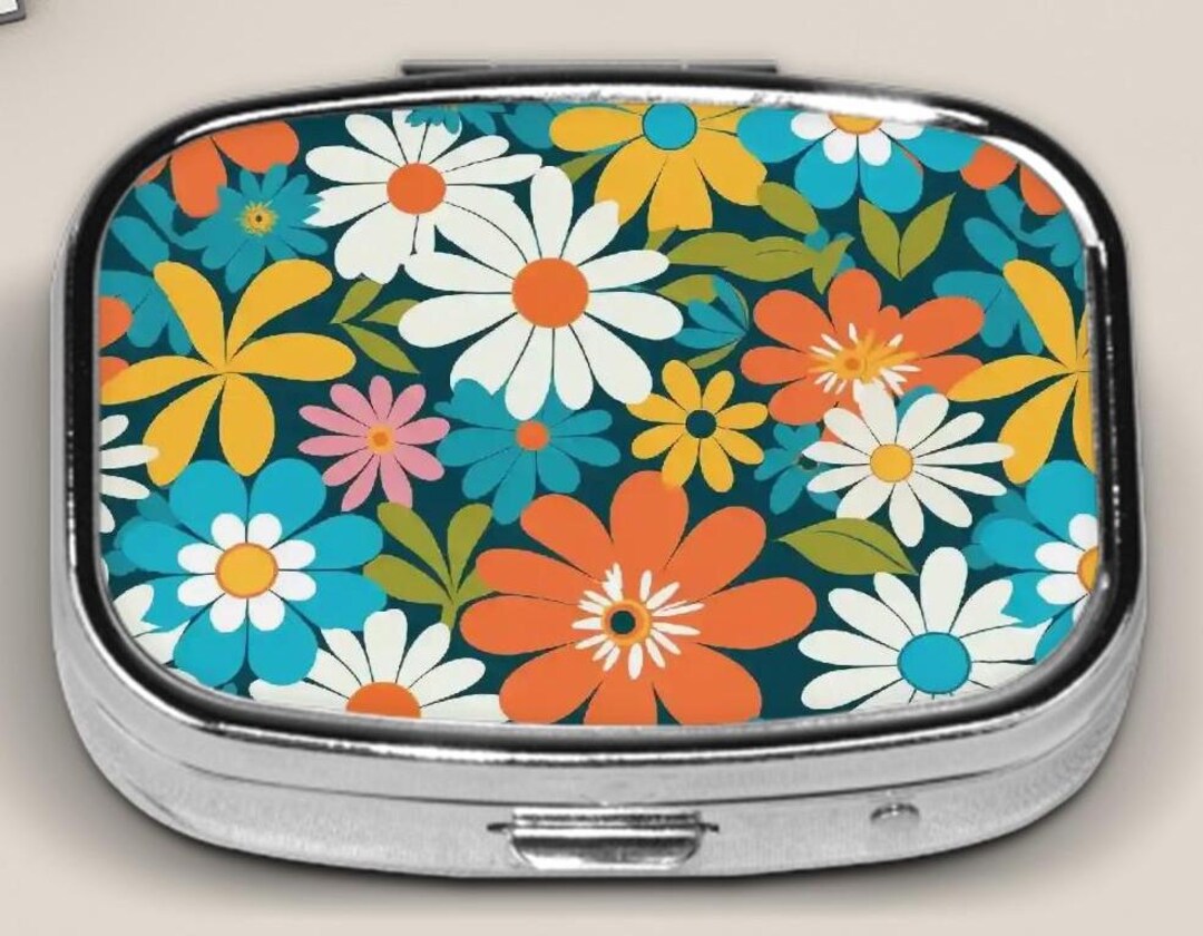 Small Pill Box for Purse, Pill Case, Unique Gift, Jewelry Box, Pill Box ...