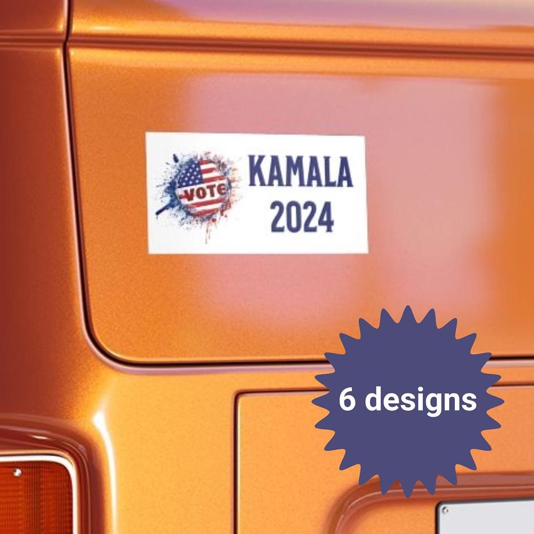 Kamala Harris Bumper Stickers, We Are Not Going Back, Election 2024 ...