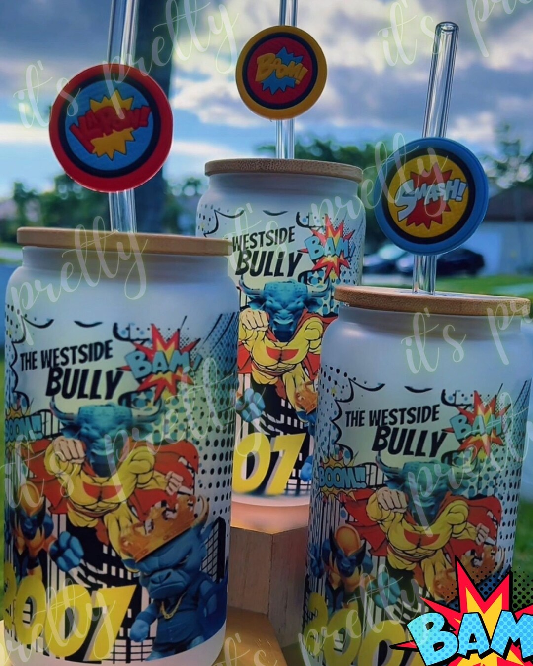 Custom Comic Con Glass Tumbler - Etsy