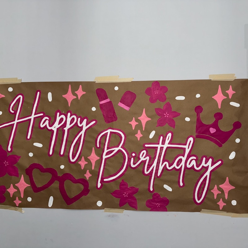 Barbie Banner - Etsy