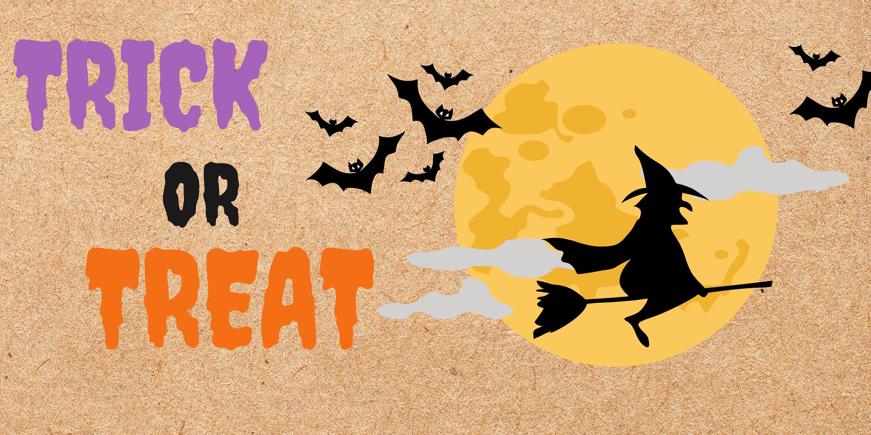 Hand-painted Halloween Banner: Custom Trick or Treat Decor - Etsy