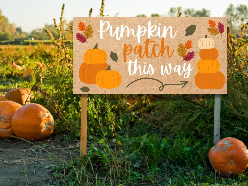 Pumpkin Patch Banner | Fall Festivities Sign | Fall Decorations | Fall ...