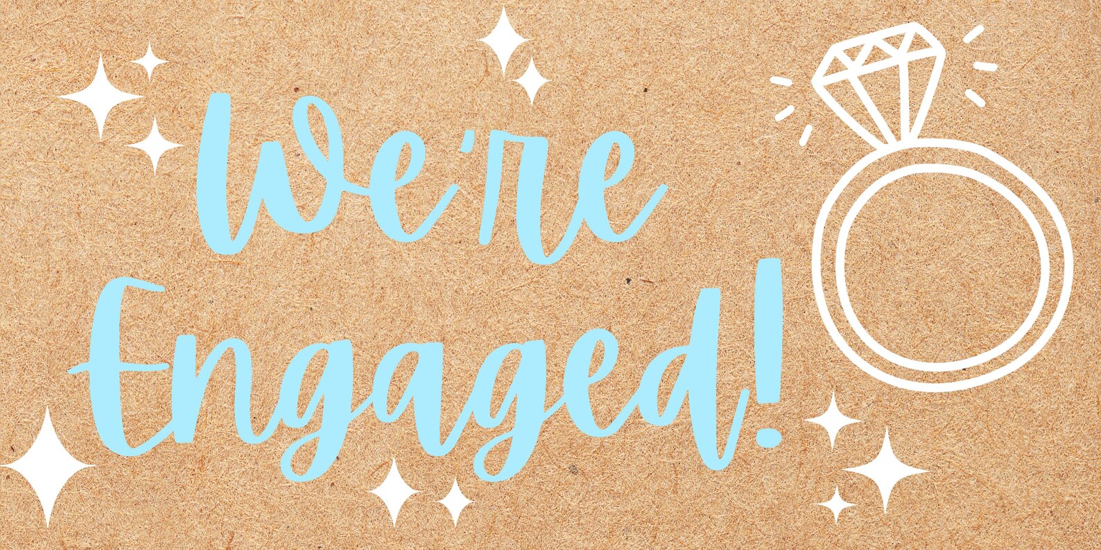 Custom Hand Painted Banner | Birthday Party Banner | Engagement Party ...