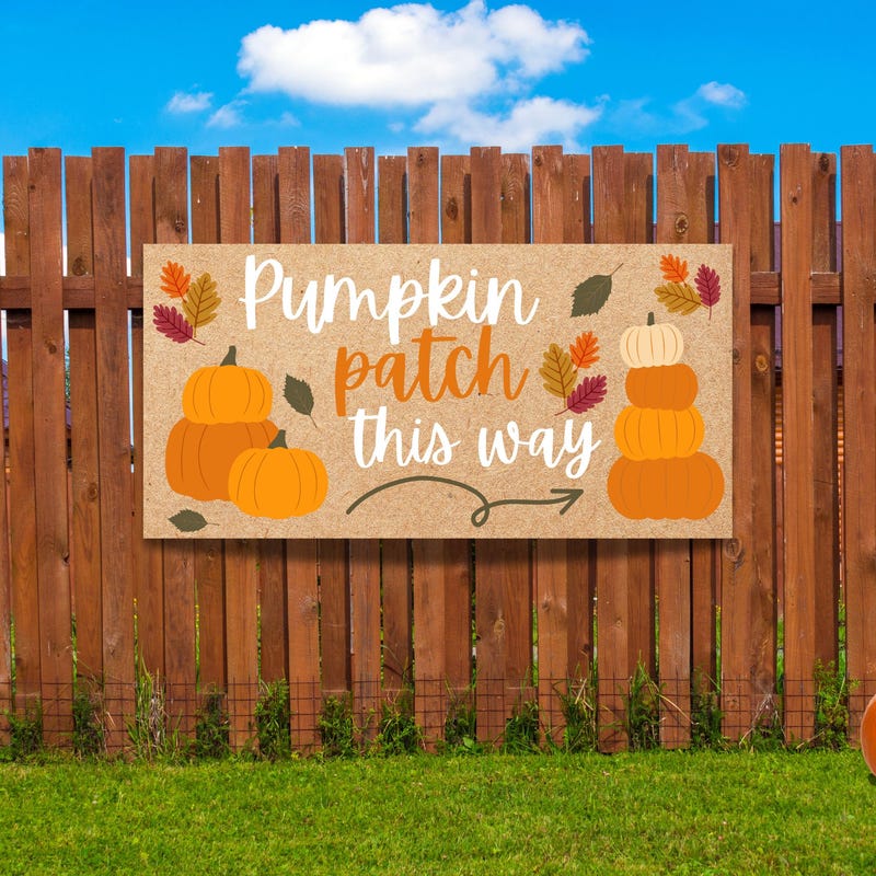 Pumpkin Patch Banners - Etsy