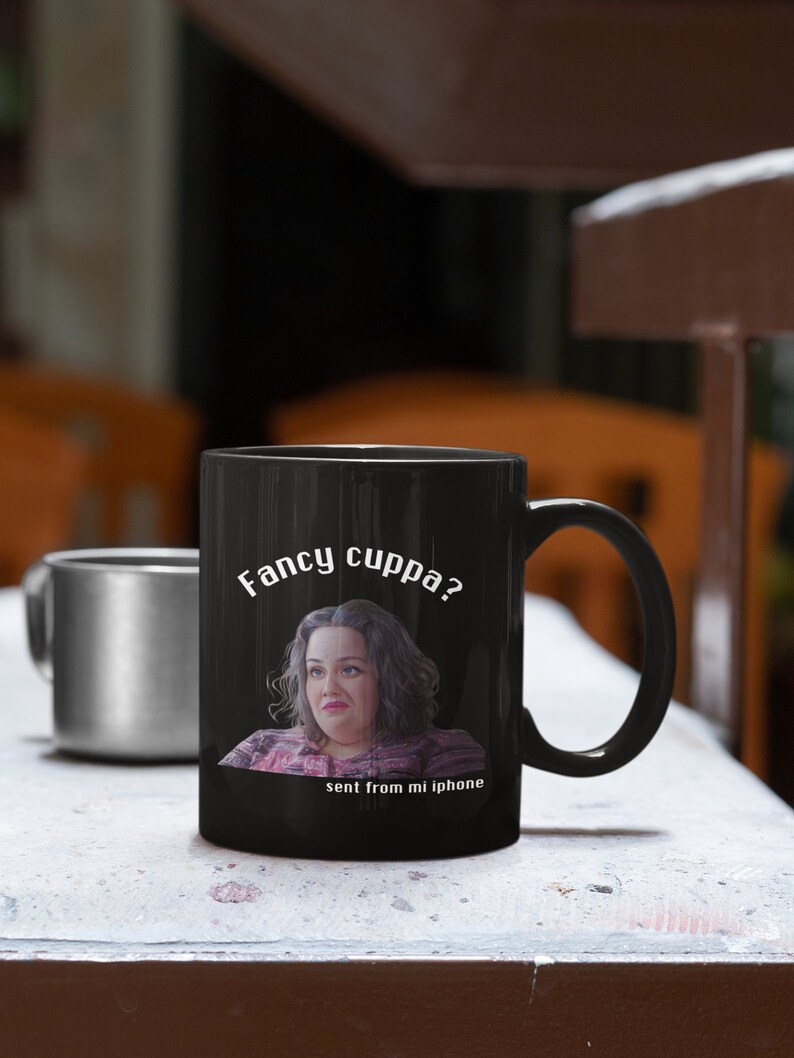 Fancy Cuppa, Baby Reindeer, Sent From My iPhone Mug, Baby Reindeer Gift ...