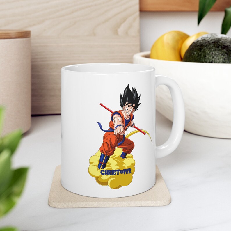 Goku Custom Mug, Dragon Ball Son Goku, Saiyan Dad Gift, Fathers Day ...