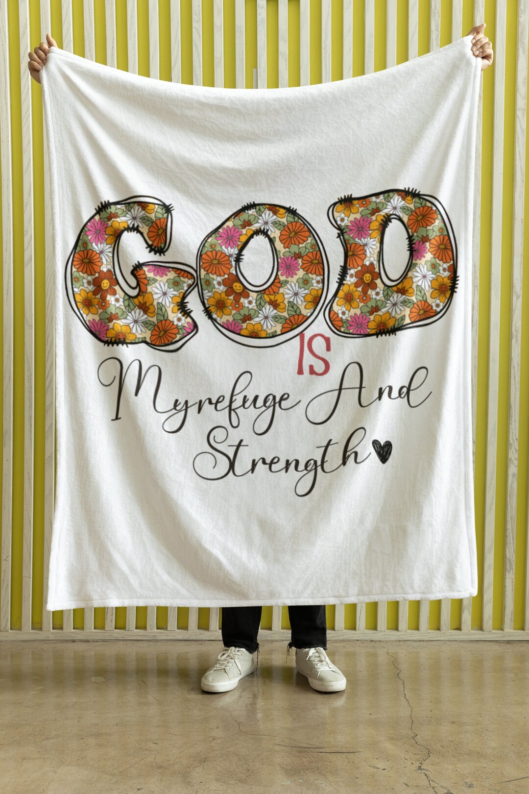 Christian Blanket, Jesus Blanket Christian, Christian Gift, God is My ...