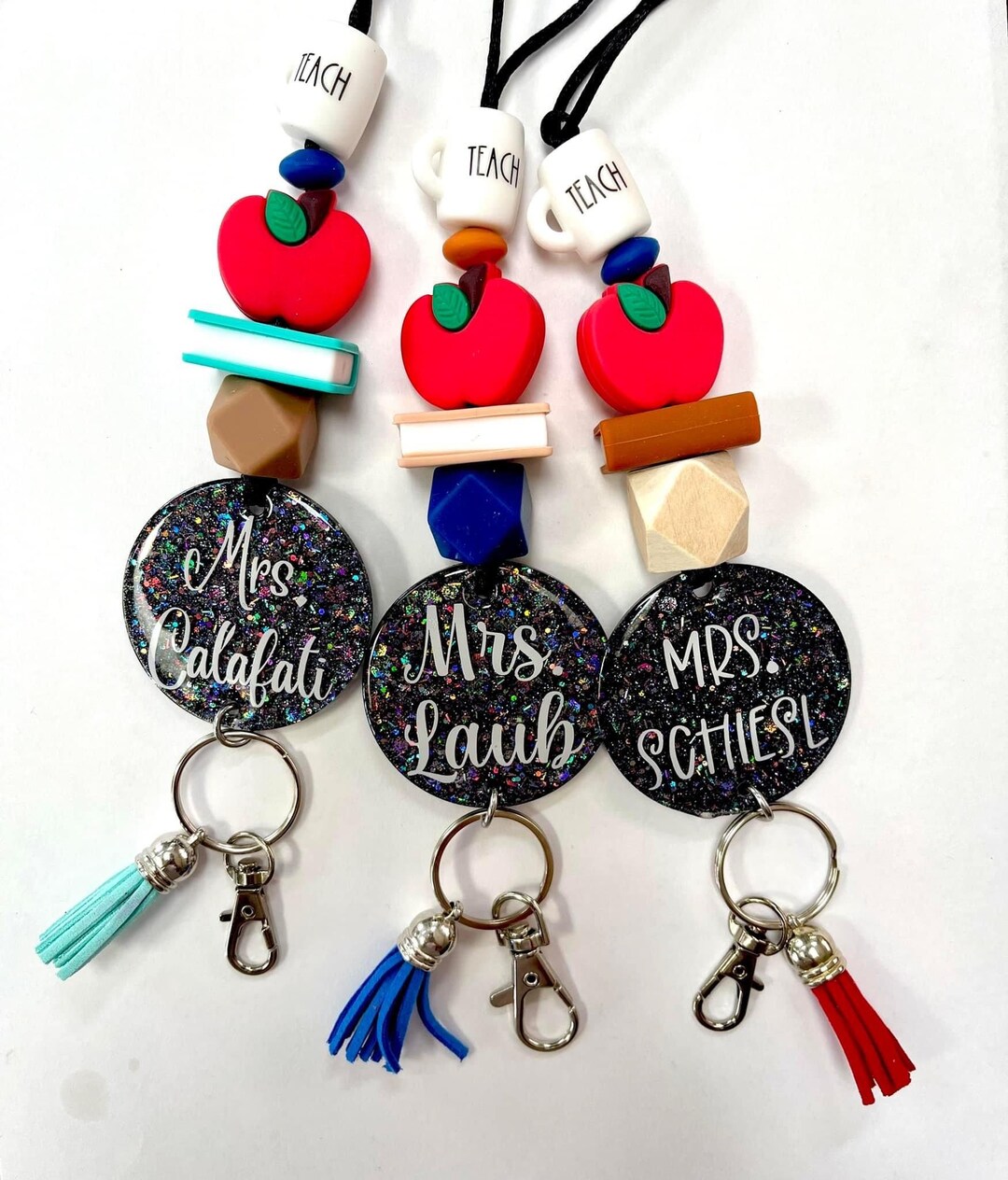 Fun and Customizable Teacher Themed Lanyards! You Choose Your Focal ...