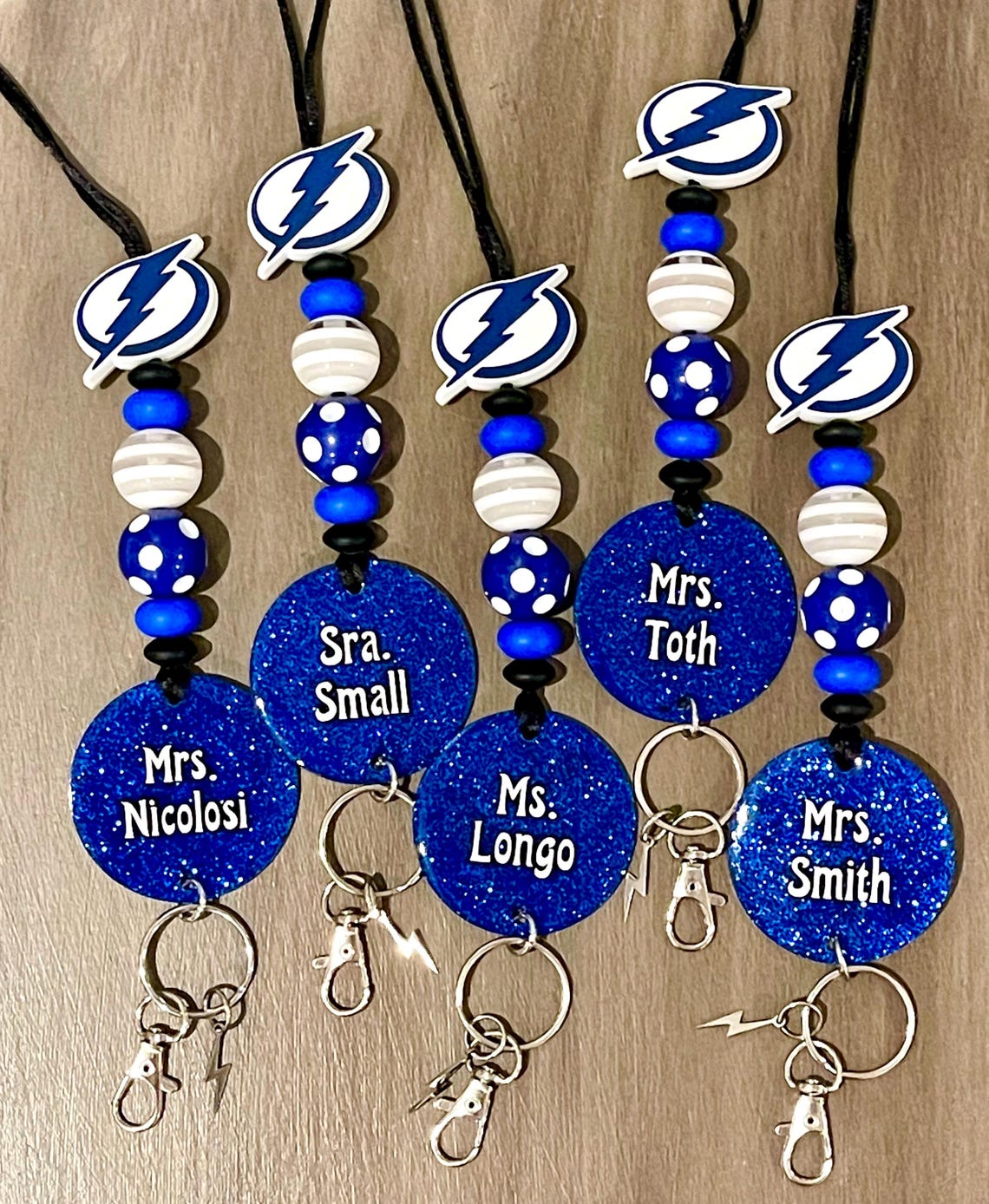 School Mascot Lanyards, Tiger Pride, Bolts, Falcons, Cardinals - Etsy