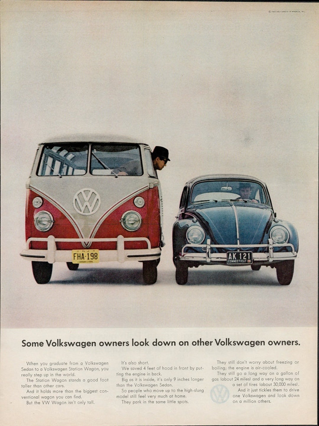 VW Vintage Ad, Volkswagen Ad, Ready to Frame, Retro, Wall Art ...