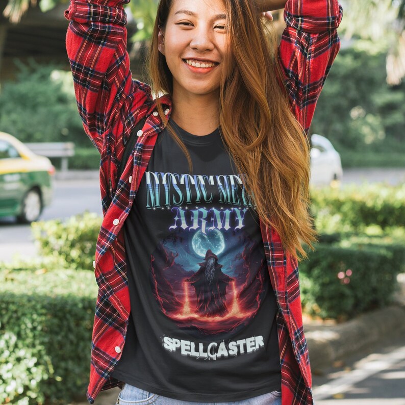 Comfort Colors Mystic Metal Army Collection, Spellcaster Edition Shirt ...