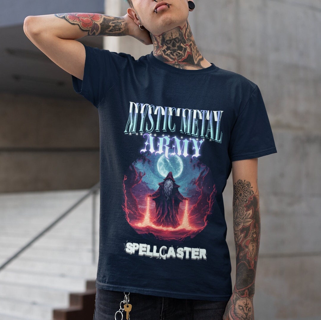 Comfort Colors Mystic Metal Army Collection, Spellcaster Edition Shirt ...