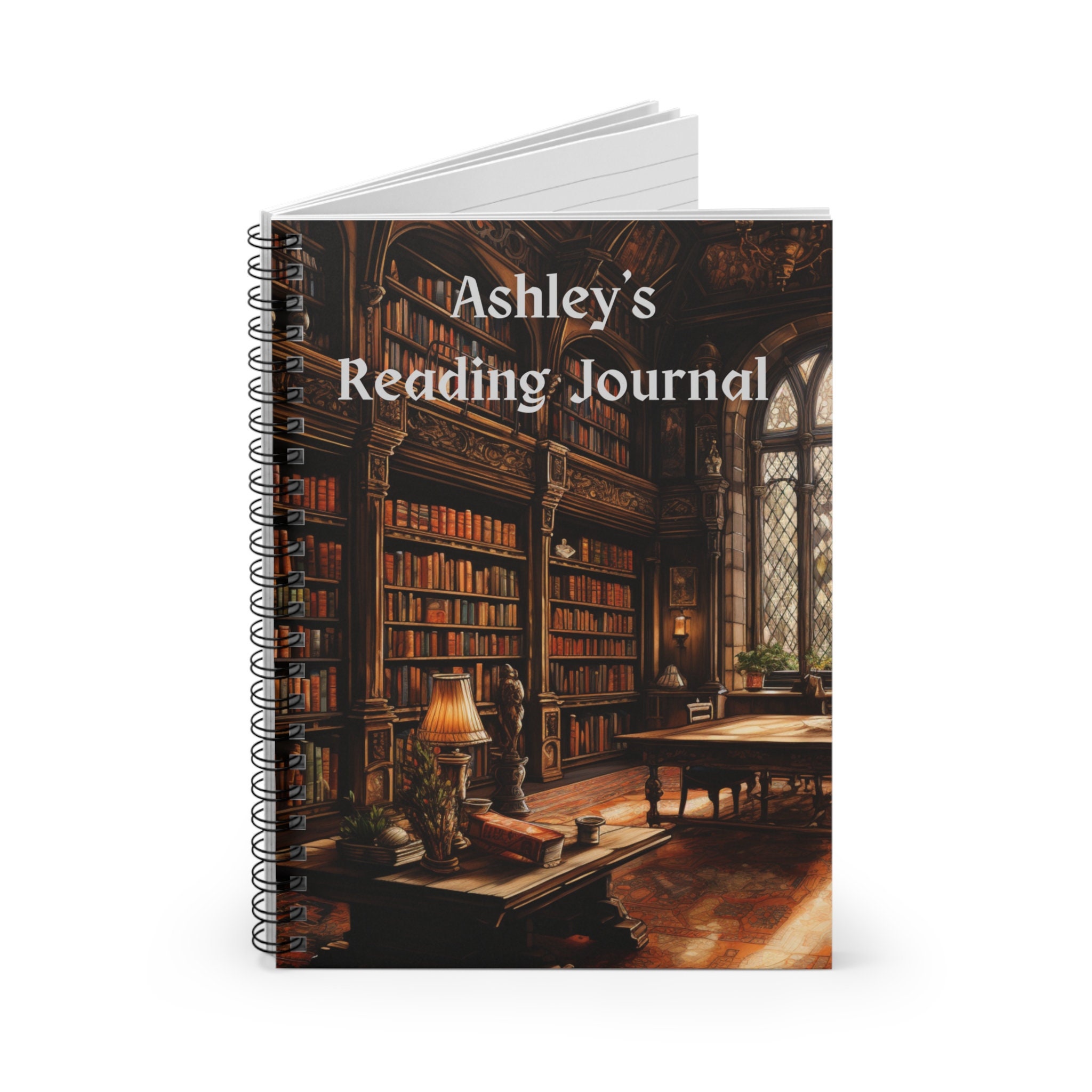 Customized Journal Reading Log Book Lovers Stationary for - Etsy