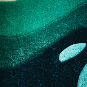 Seaside Inspired Tufted Rug L Orca Motif L 100% Handmade Soft & Fluffy ...