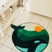 Seaside Inspired Tufted Rug L Orca Motif L 100% Handmade Soft & Fluffy ...