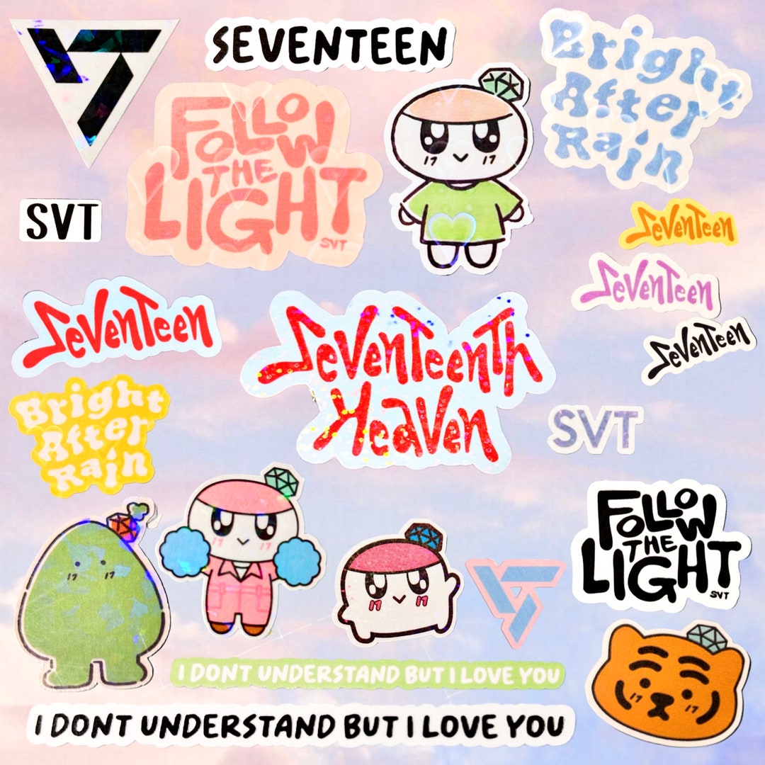 Seventeen Stickers Set 21pcs Seventeenth Heaven - Etsy