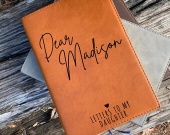 Personalized Birth Flower Journal Dear Daughter Journal Memory Keepsake ...