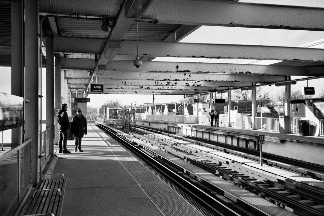 Film Photo of the Western Stop on Chicago's Brown Line - Etsy