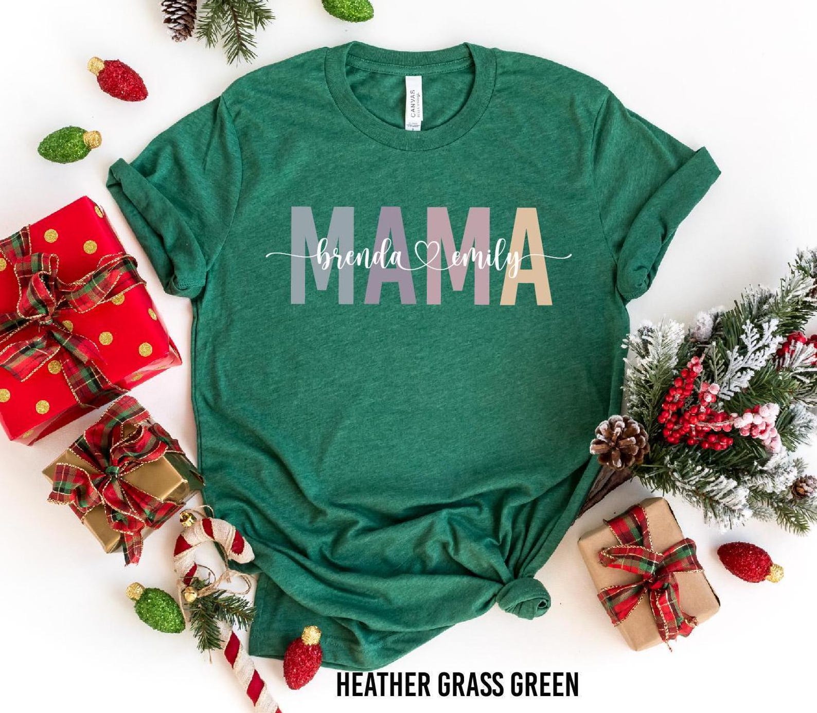Custom Mama Shirt, Mama Shirt With Names, Personalized Mama Shirt ...