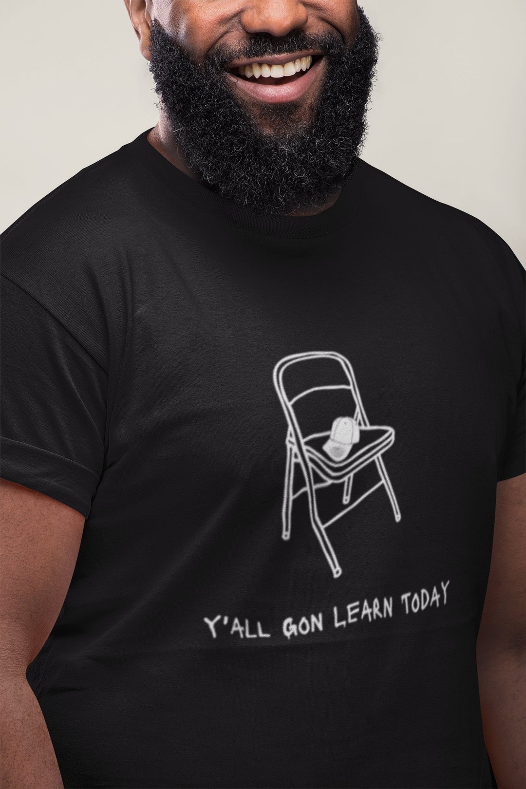 Folding Chair Shirt Y'all Gon Learn Today, Folding Chair and Hat Shirt ...