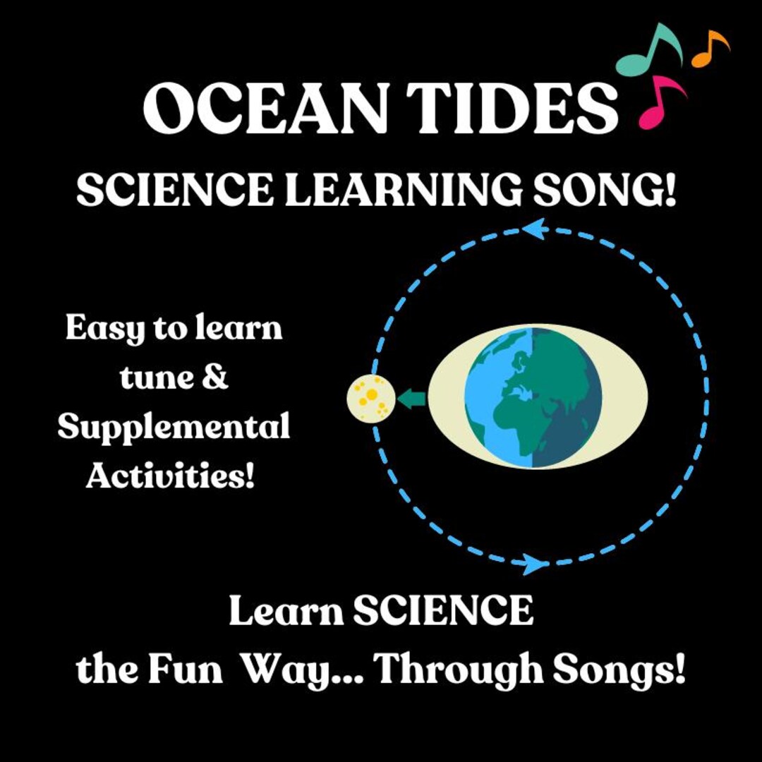 Ocean Tides Science Learning SONG & Supplemental Activities - Etsy