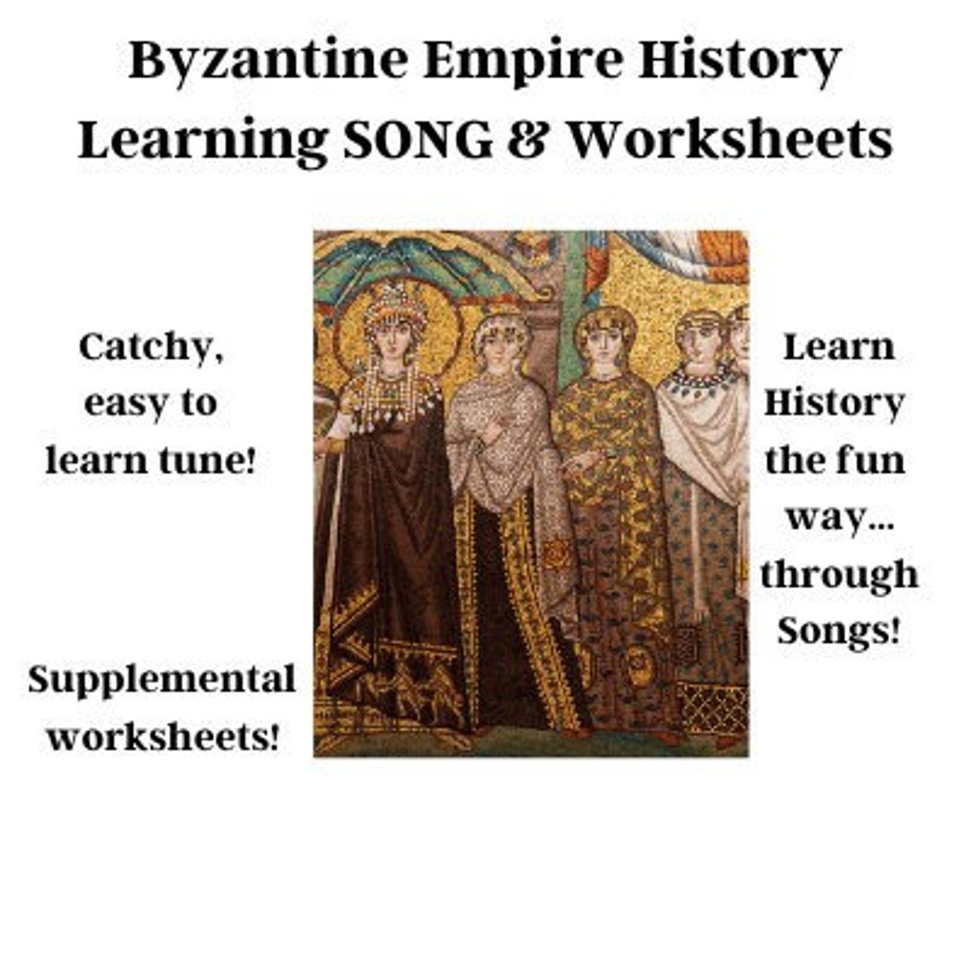 Byzantine Empire History Learning SONG & Worksheets - Etsy