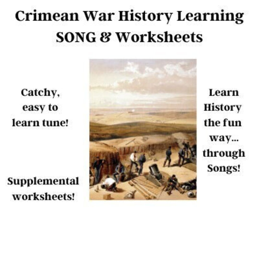 Crimean War History Learning SONG & Worksheets - Etsy