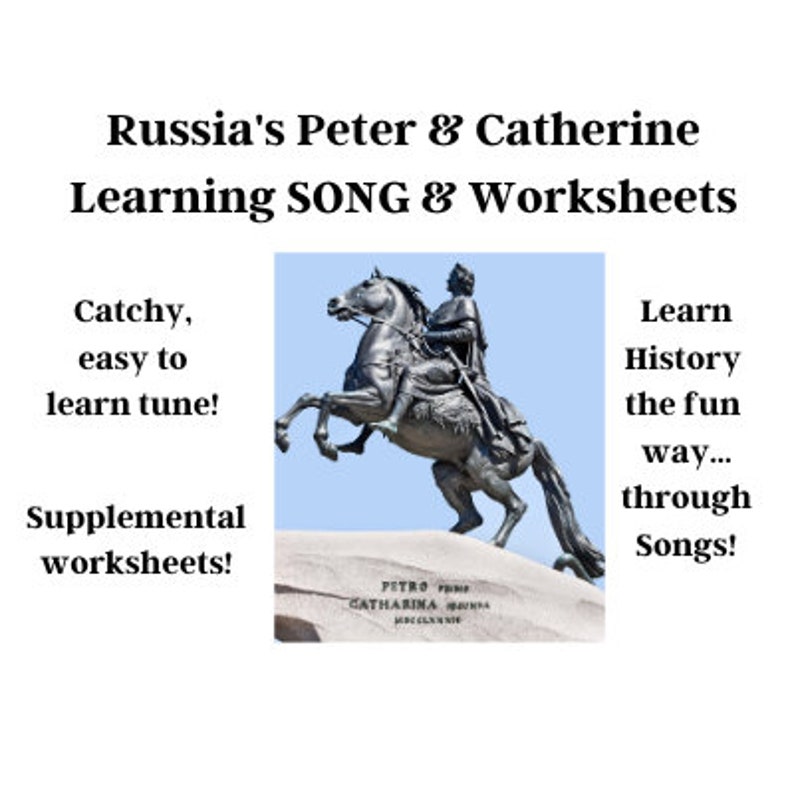 Russia's Peter and Catherine the Great History Learning SONG ...