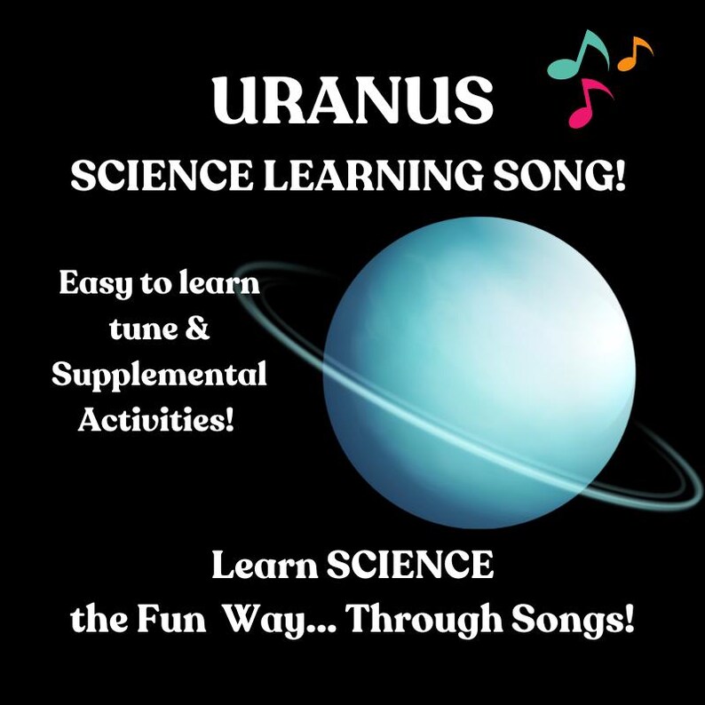 Uranus Science Learning SONG & Supplemental Activities - Etsy