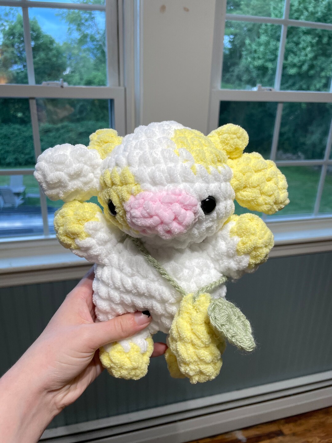 Homemade Crochet Lemon Cow Plushie - Etsy