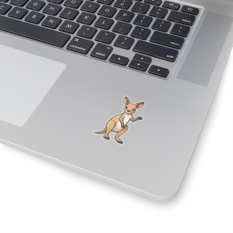 Cute Kangaroo Kiss-cut Sticker - Etsy