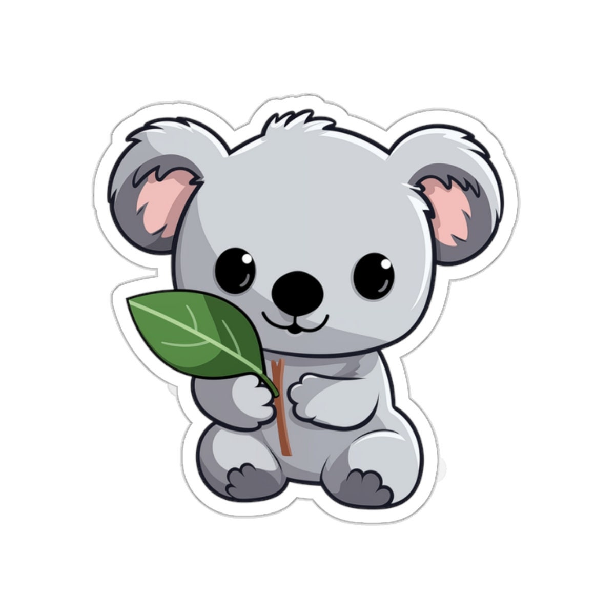 Cute Koala Kiss-cut Sticker - Etsy