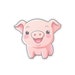 Cute Pig Sticker - Etsy