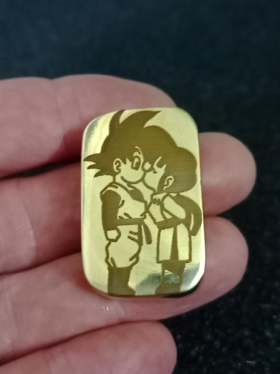 Nordic Gold Ingot With Goku and Chichi - Etsy