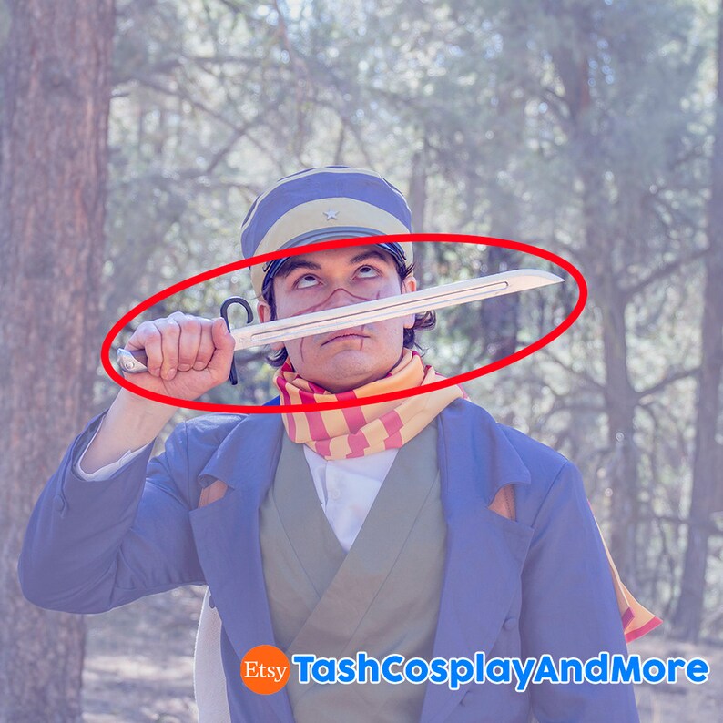 Golden Kamuy Cosplay Bayonet 3D Print Weapon - Etsy