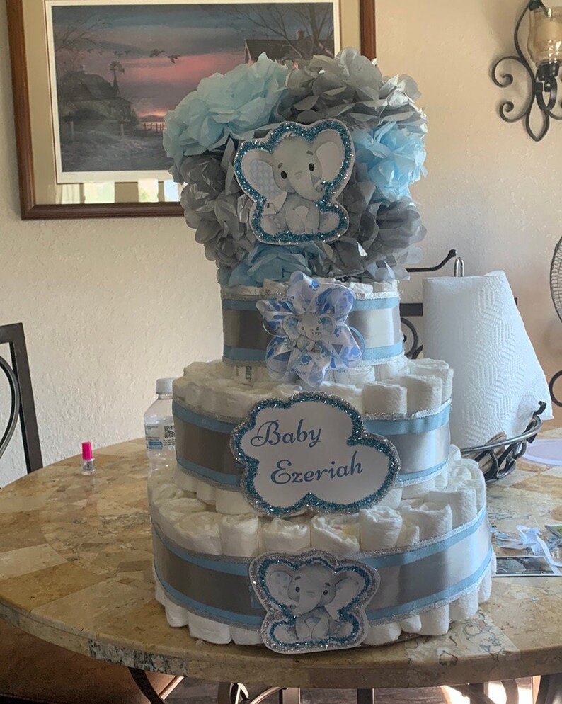 Personalized/themed Diaper Cakes - Etsy