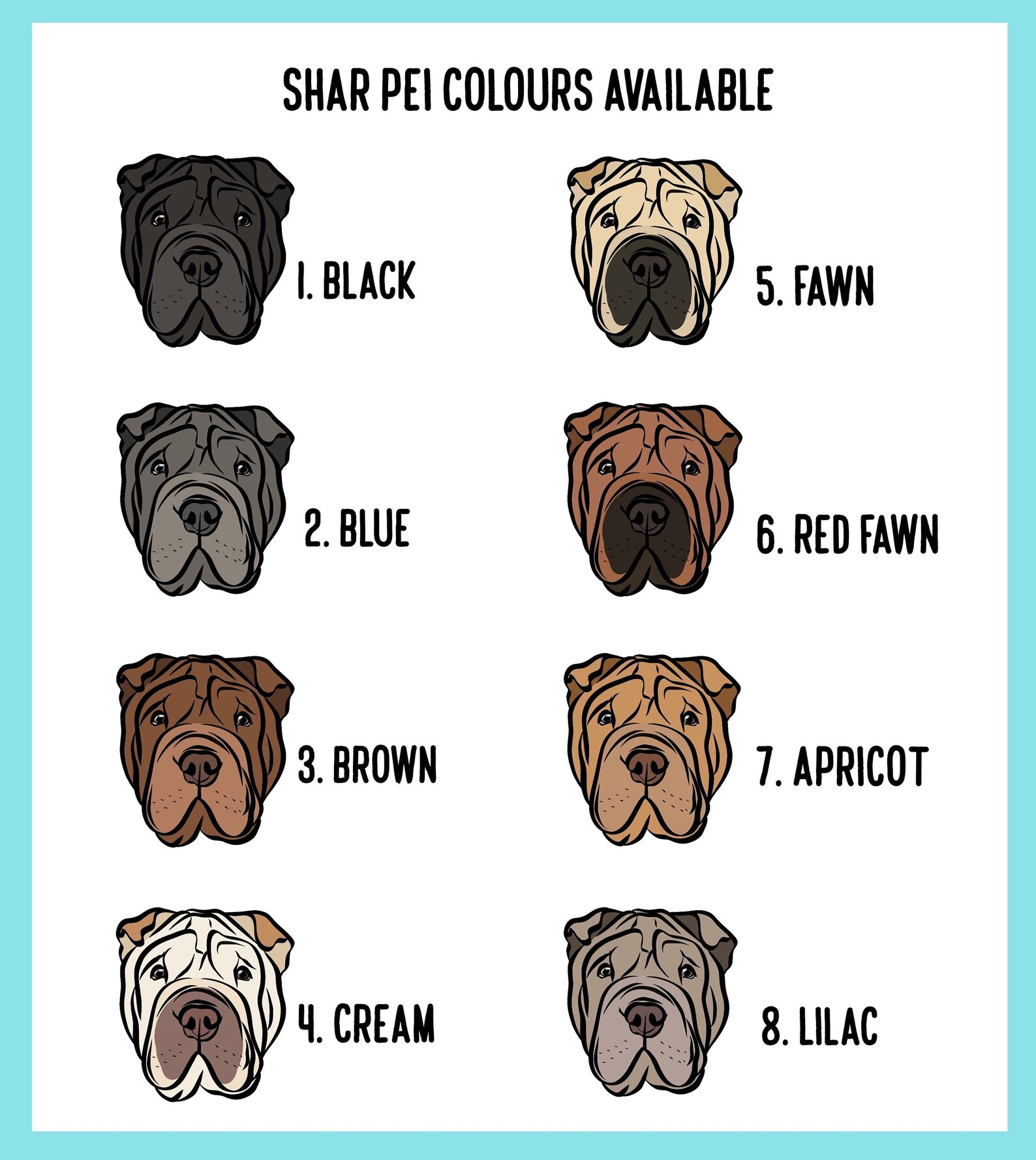 Personalized Shar Pei Dog Harness: Custom Face Step-in Harness - Etsy