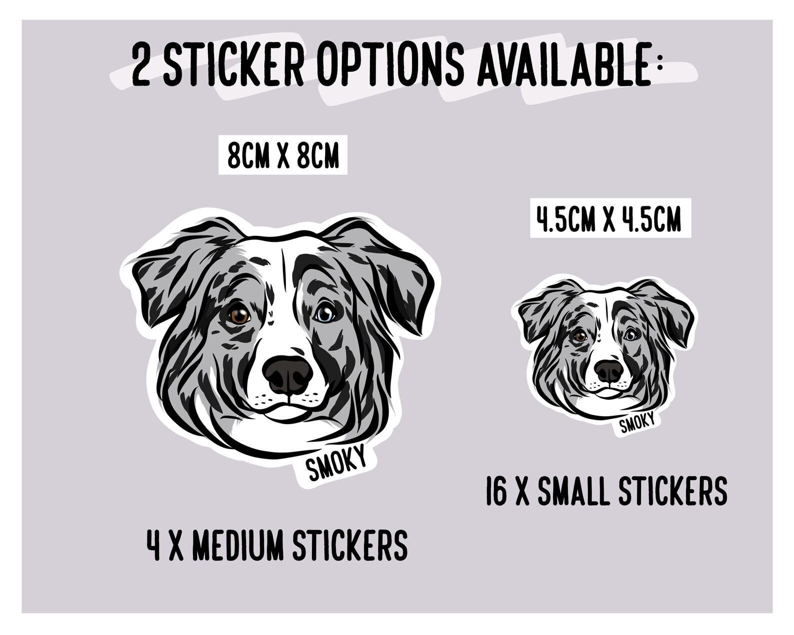 Personalized Australian Shepherd Sticker: Custom Dog Breed Die Cut ...
