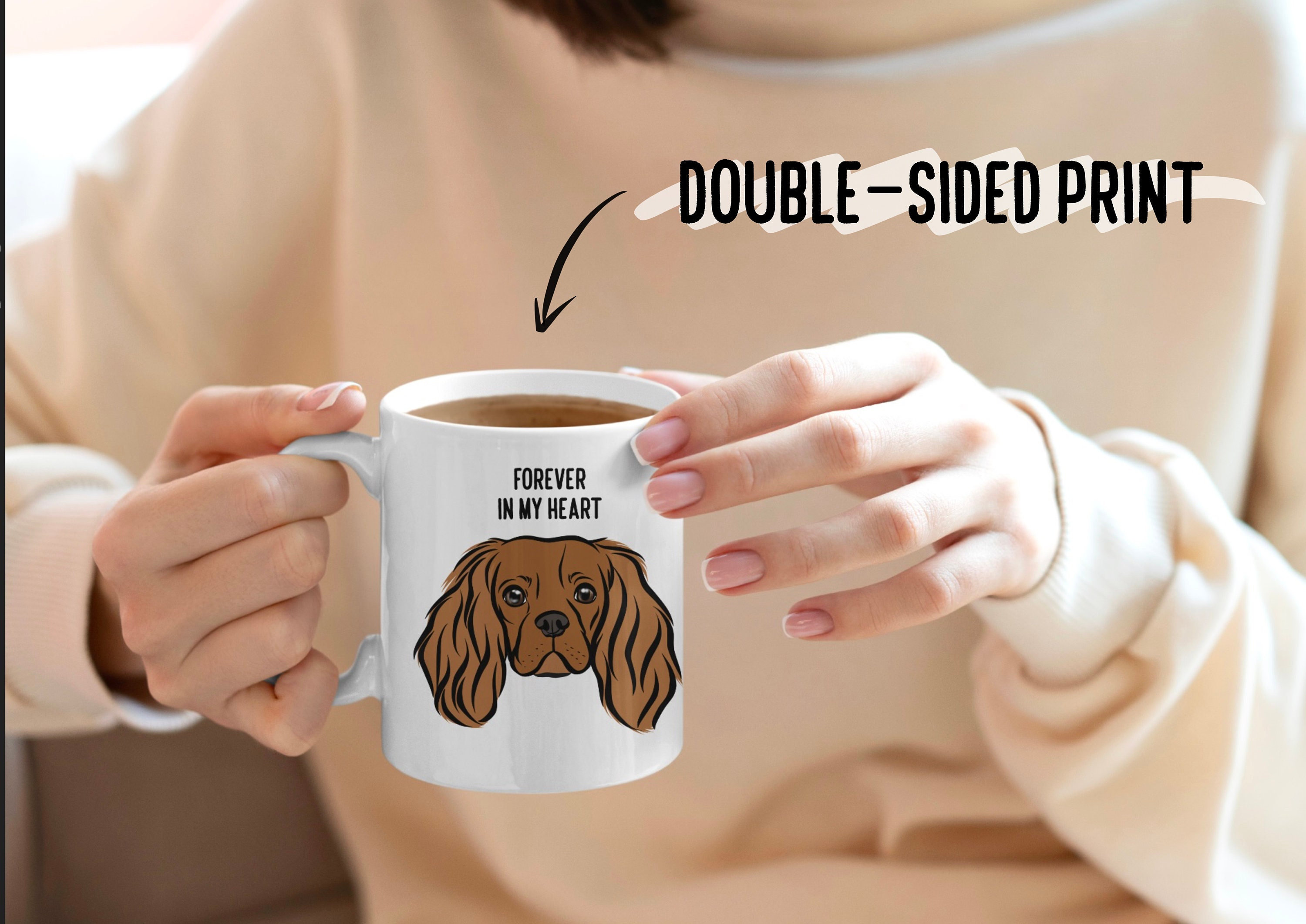 Cavalier King Charles Spaniel Mug/ Custom Cavalier Name Mug/ - Etsy