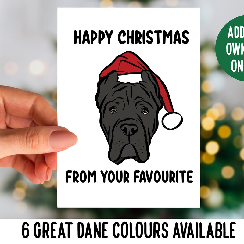 Merry Christmas Card - Etsy UK