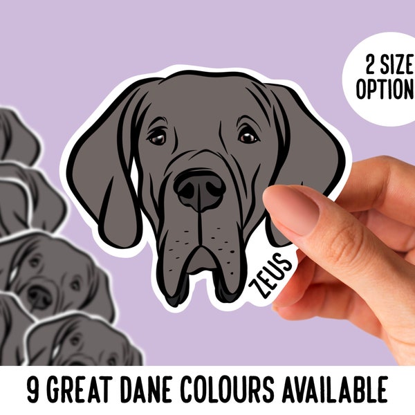 Great Dane Decal - Etsy