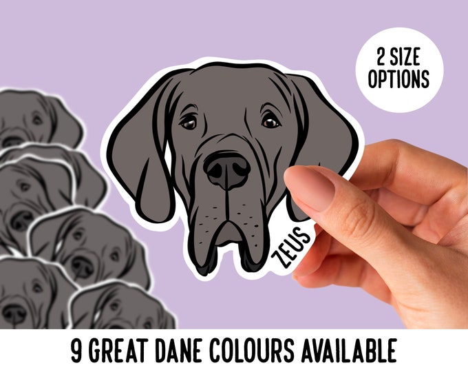 Cavapoo Face Stickers/ Personalised Dog Portrait Die Cut Sticker Pack ...