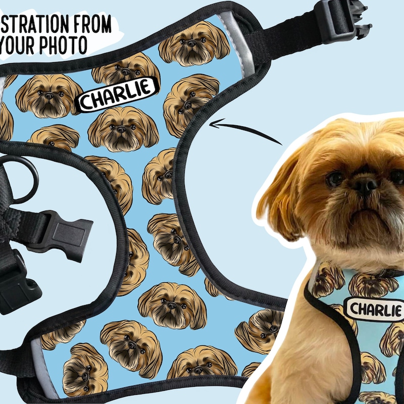 Custom Dog Harness - Etsy