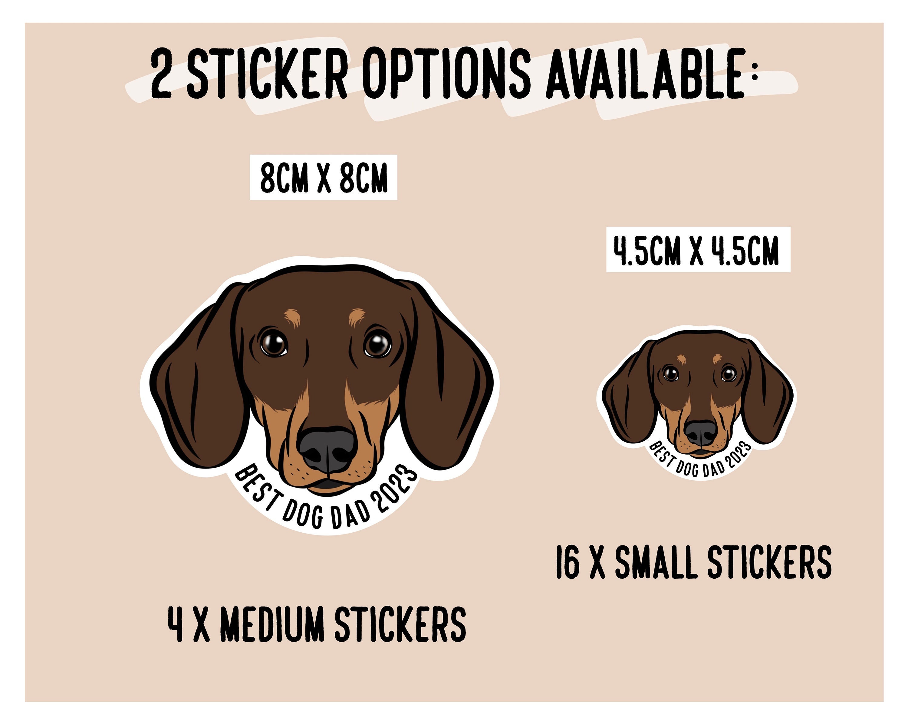 Custom Dachshund Stickers/ Personalised Sausage Dog Owner - Etsy