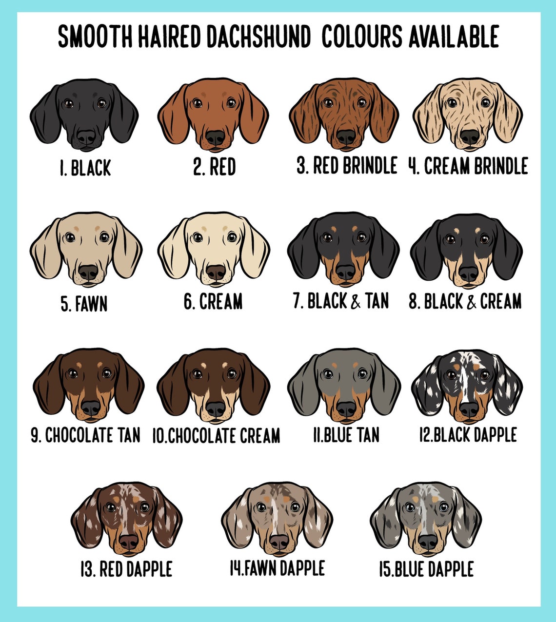 Custom Dachshund Stickers/ Personalised Sausage Dog Owner - Etsy
