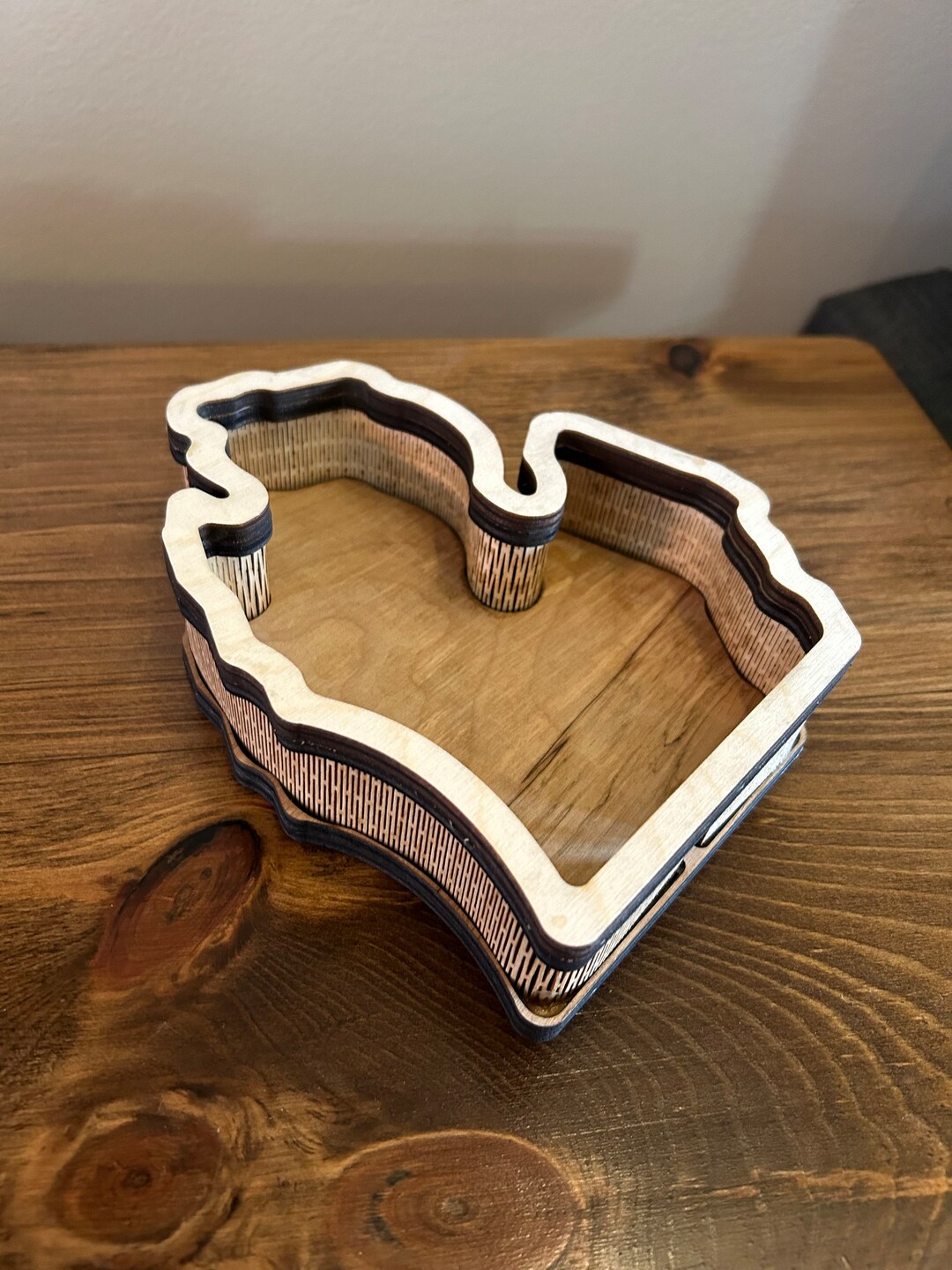 Wooden Michigan Dish - Etsy