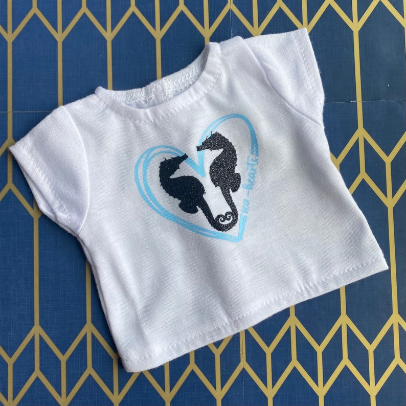 Ocean T-shirt for 18 Inch Dolls - American Girl Dolls, Our Generation ...