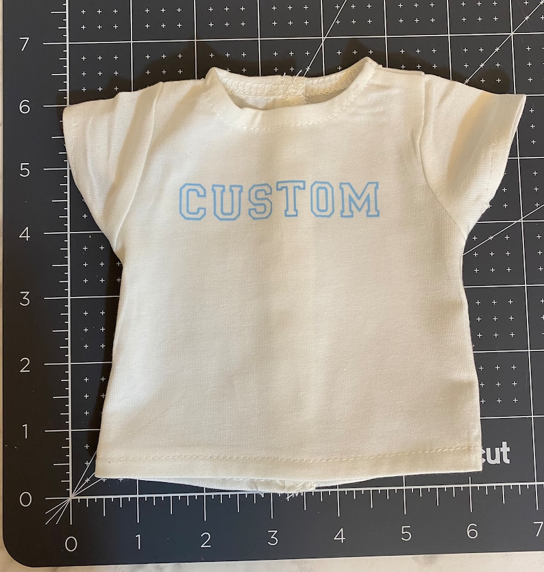 Personalized Tee for 18 Inch Dolls, American Girl Dolls, Our Generation ...