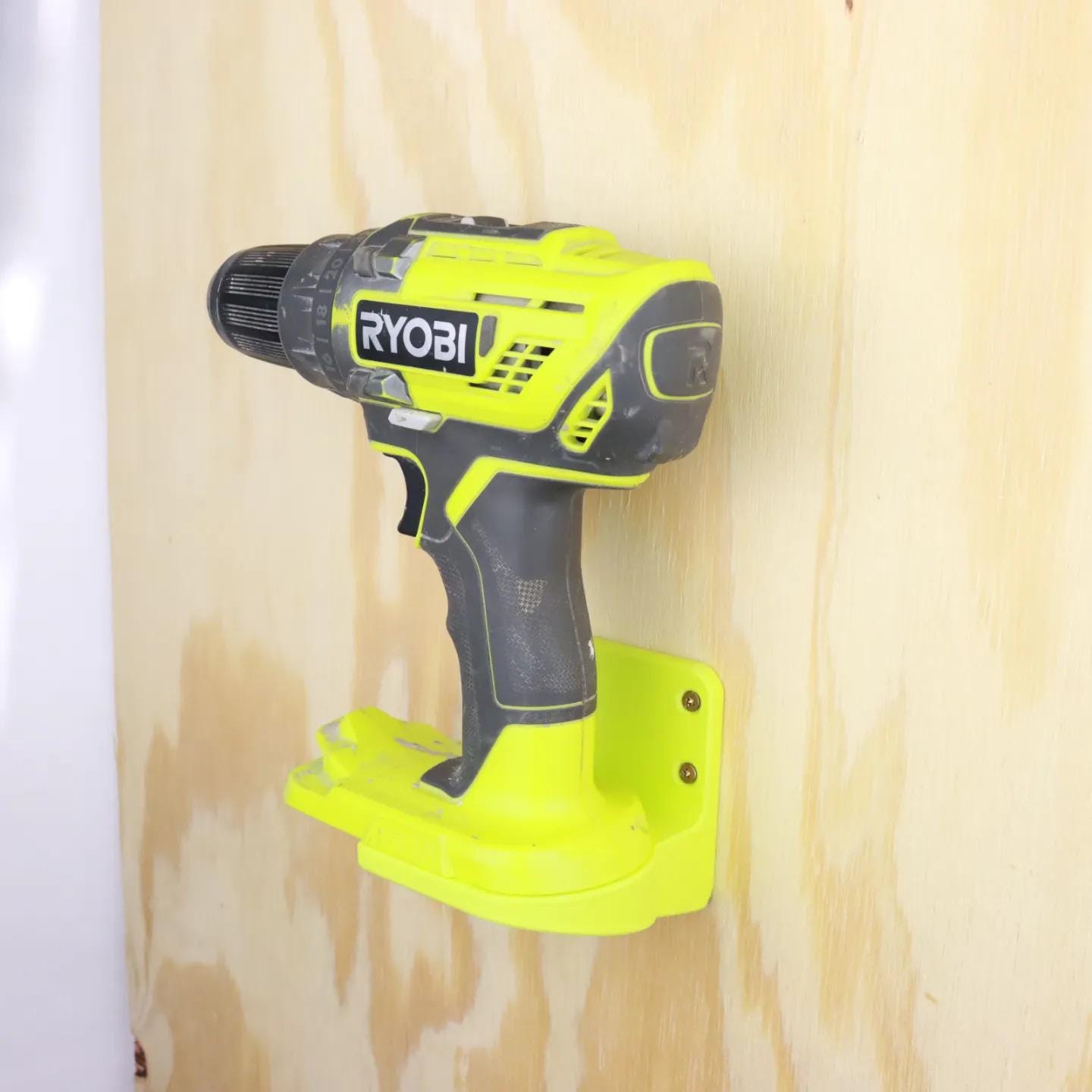 3 Piece Ryobi Tool Holder Easy Attachment 18V | Ryobi Tool Mount Uses 4 ...